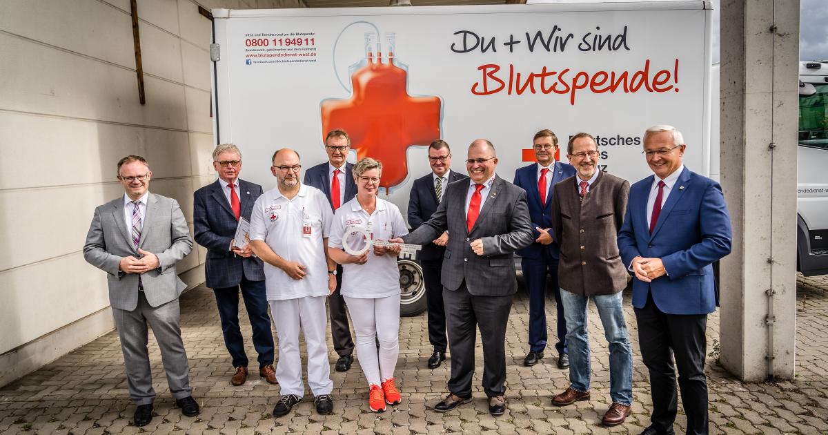 DRK-Blutspendedienst West eröffnet mit einem Festakt einen weiteren Standort im nördlichen ...